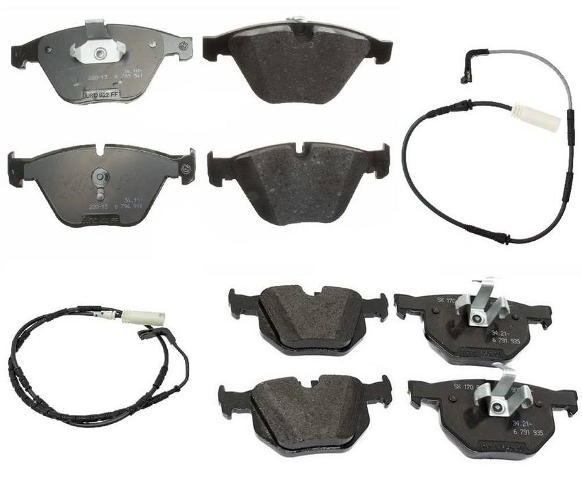 BMW Disc Brake Pad Kit – Front and Rear Genuine BMW BM-3023653-KIT