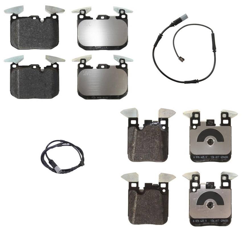 BMW Disc Brakes Kit – Pads Front and Rear Genuine BMW 3023854KIT