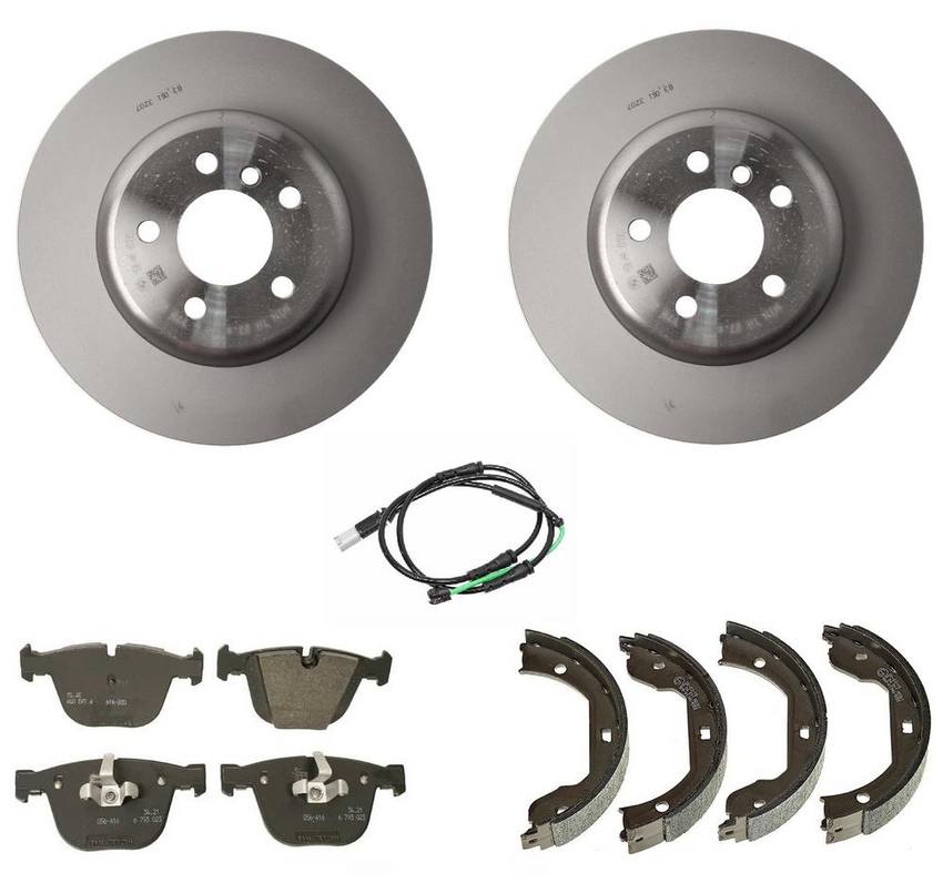 BMW Brake Kit – Pads and Rotors Rear (345mm) Genuine BMW 3024024KIT