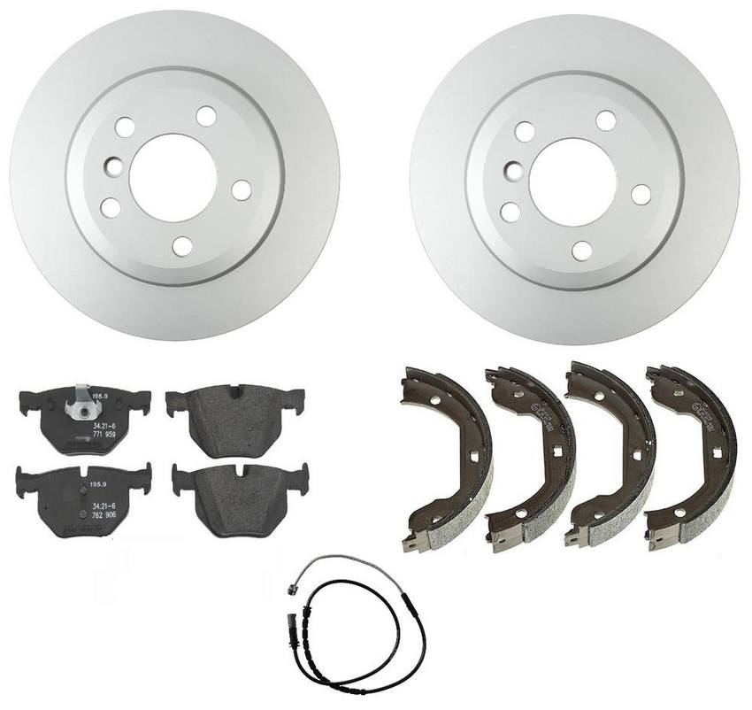 BMW Brake Pad and Rotor Kit – Rear (320mm) Genuine BMW BM-3024085-KIT