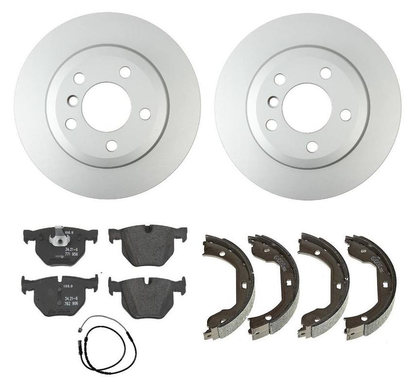 BMW Brake Kit – Pads and Rotors Rear (320mm) Genuine BMW 3024798KIT