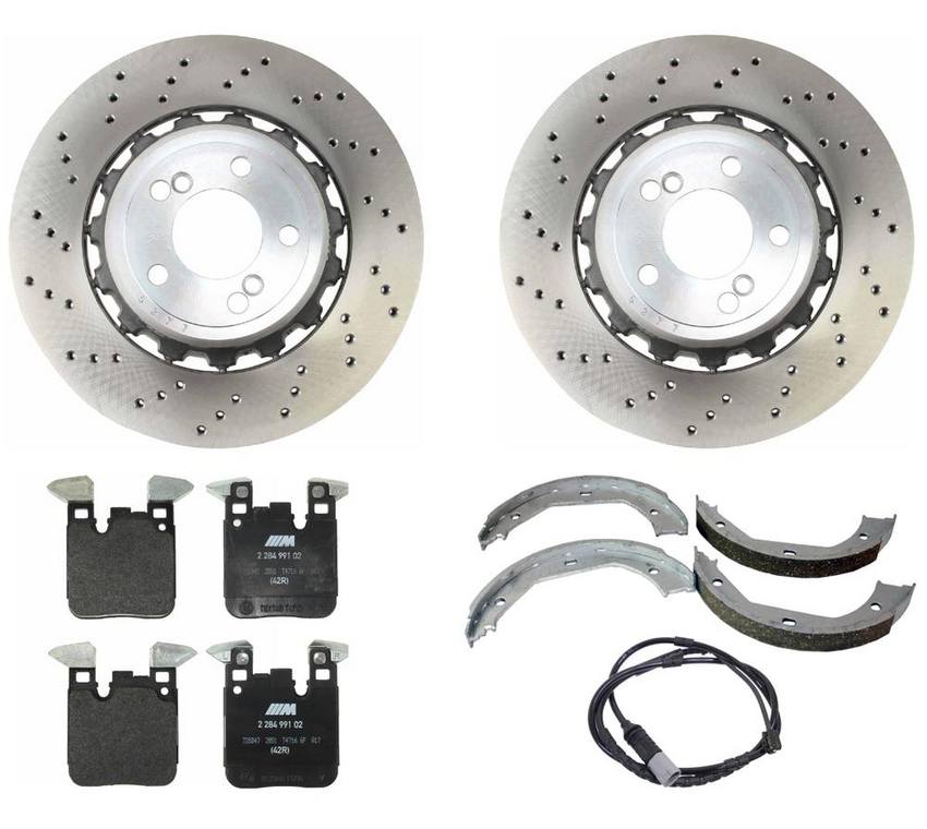 BMW Brake Kit – Pads and Rotors Rear (370mm) Genuine BMW 3053762KIT