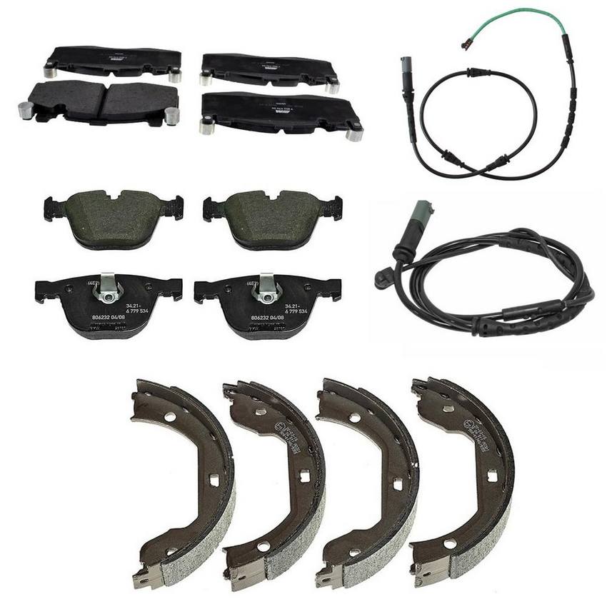 BMW Disc Brakes Kit – Pads Front and Rear Genuine BMW 3055074KIT
