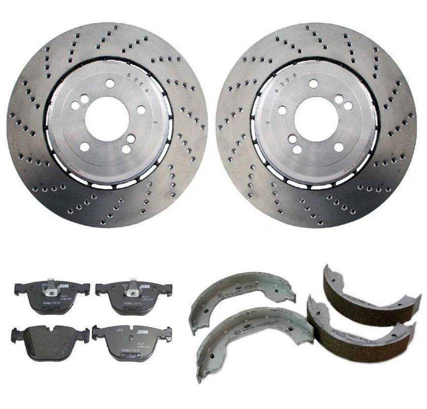 BMW Brake Kit – Pads and Rotors Rear (370mm) Genuine BMW 3055597KIT