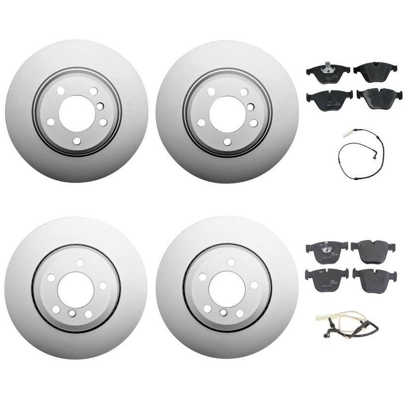 BMW Brake Kit – Pads and Rotors Front & Rear (348mm/345mm) Genuine BMW ...