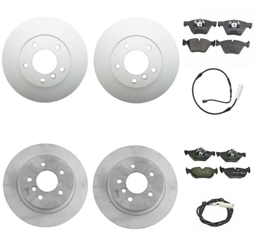 BMW Brake Kit – Pads and Rotors Front & Rear (300mm/300mm) Genuine BMW ...