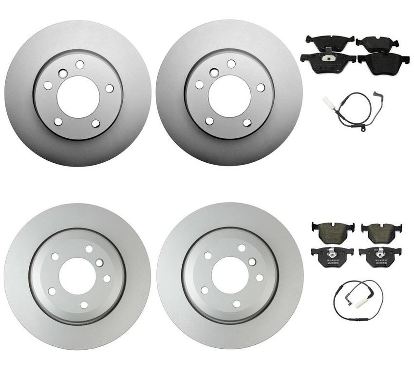 BMW Brake Kit – Pads and Rotors Front & Rear (310mm/320mm) Genuine BMW ...
