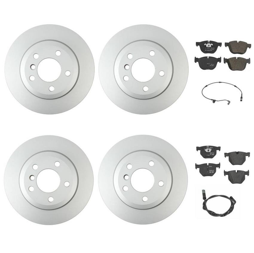 BMW Brake Pad and Rotor Kit – Front and Rear 332mm/320mm Genuine BMW BM ...