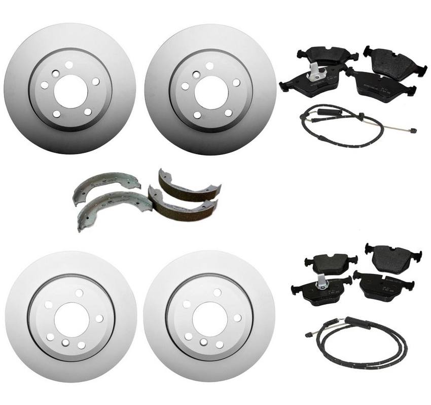 BMW Brake Kit – Pads and Rotors Front & Rear (325mm/320mm) Genuine BMW ...
