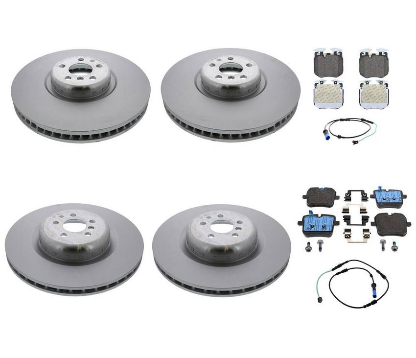 BMW Brake Pad and Rotor Kit – Front and Rear 395mm/398mm Genuine BMW BM ...