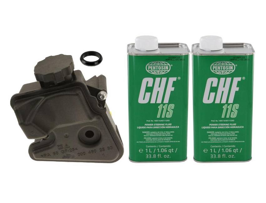 Mercedes Power Steering Reservoir and Fluid Kit – 0004602583 (2 Liter ...