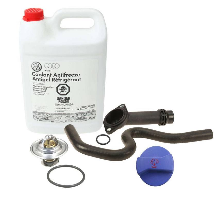 Audi VW Cooling System Service Kit 8D0121107C – eEuroparts Kit ...