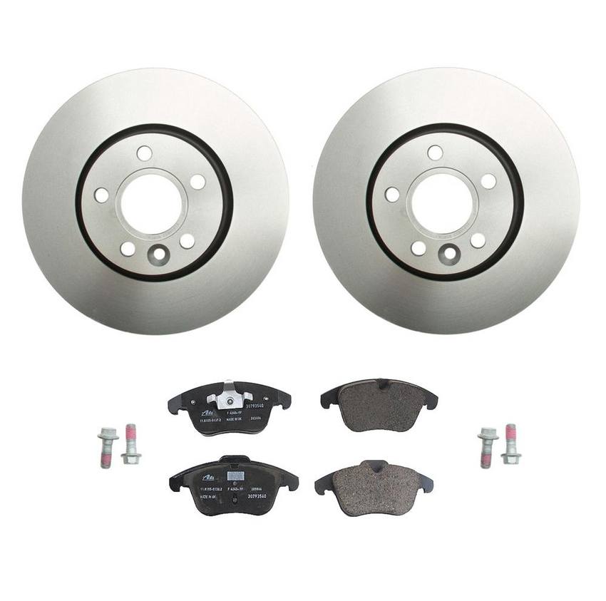 Volvo Disc Brake Pad and Rotor Kit – Front (300mm) 31341382 Genuine ...