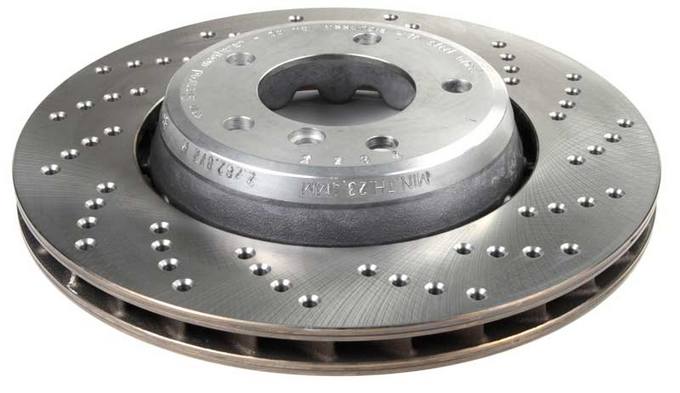 BMW Brake Disc – Rotor Front Passenger Side (325mm) (Cross-Drilled ...