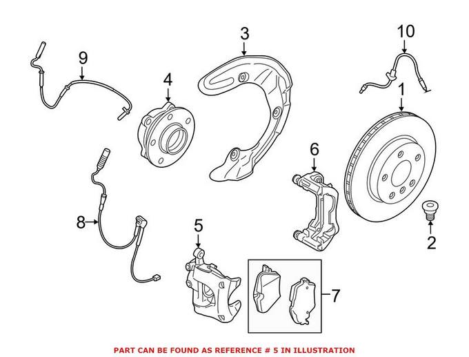 BMW Disc Brake Caliper – Front Passenger Right 34116860268 Genuine BMW ...