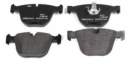 BMW Disc Brake Pad Set – Rear 34216768471 Genuine BMW 34216768471