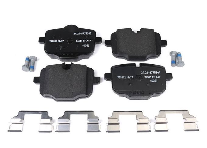 BMW Disc Brake Pad Set – Rear 34216775346 Genuine BMW 34216775346