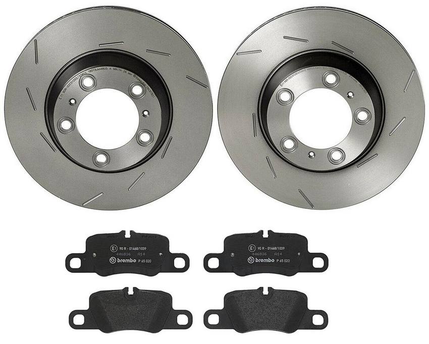 Porsche Brembo Brakes Kit – Pads and Rotors Rear (330mm) (Ceramic ...
