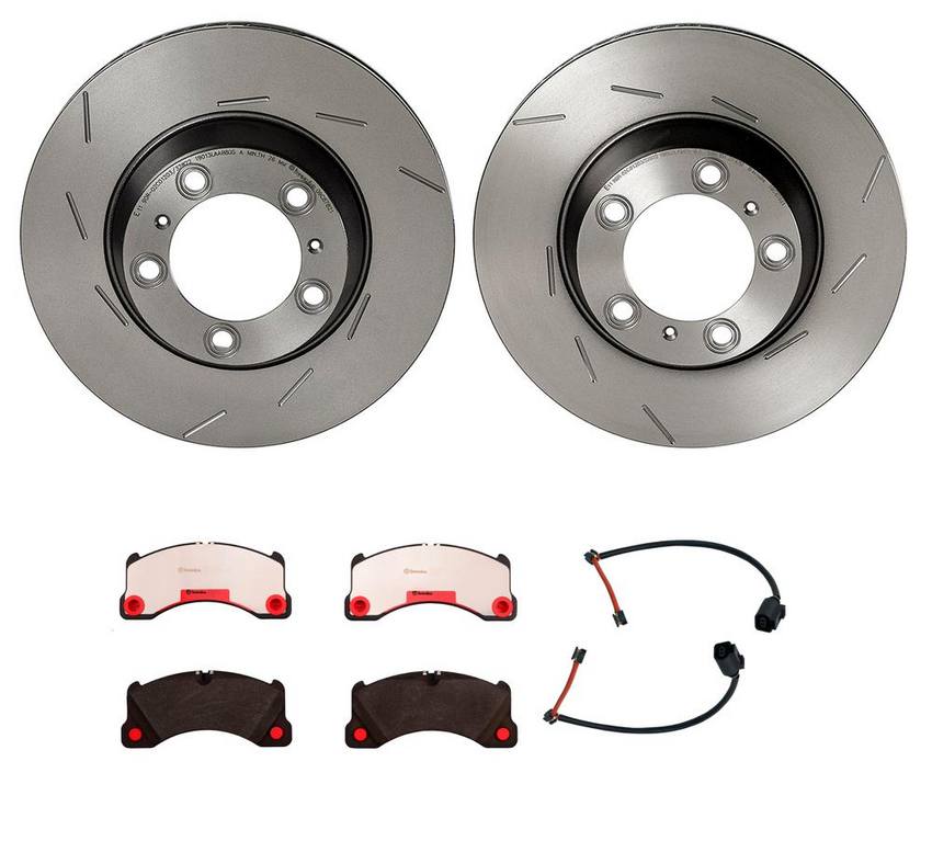 Porsche Brembo Brakes Kit – Pads and Rotors Front (360mm) (Ceramic ...