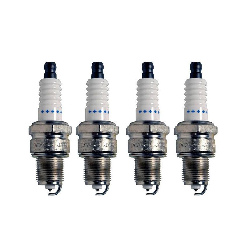 Spark Plug Set (4 Pieces) (Double Platinum) (Gap 0.044) Denso 3992203KIT