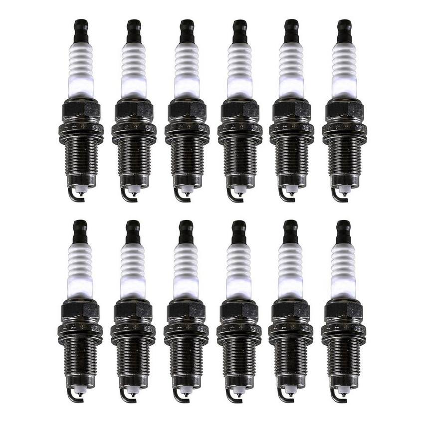 Audi VW Spark Plug Set (12 Pieces) (Double Platinum) (Gap 0.032 ...