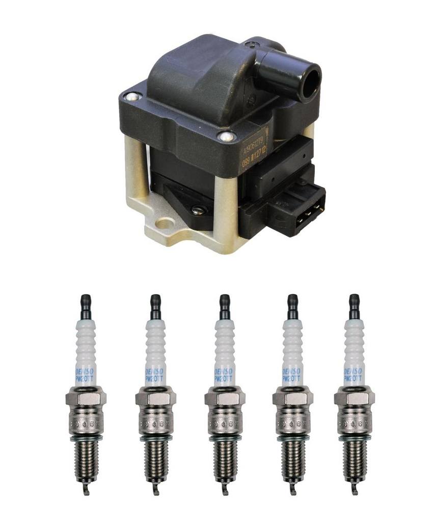 VW Ignition Coil Kit (5 Pieces) 6N0905104 – Denso Denso 3994168KIT