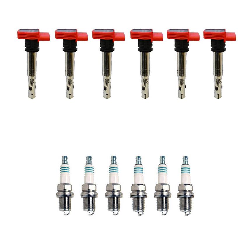 Audi Ignition Coil Kit (6 Pieces) – 101905640D – Denso Denso 3999987KIT