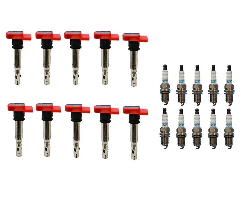 Audi Ignition Coil Kit (10 Pieces) – 101905640D – Denso Denso 4000056KIT