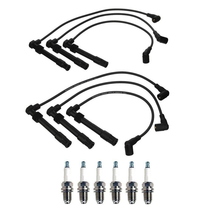 Denso Ignition Wire Kit (7mm) (6 Pieces) Denso 4007655KIT