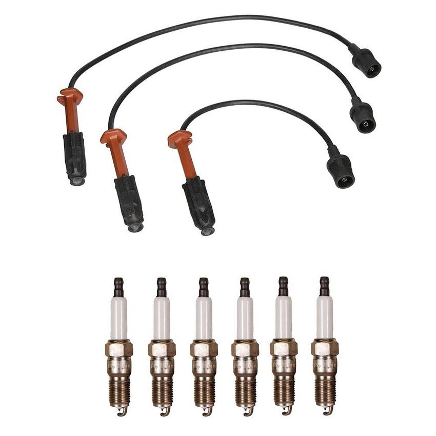 Mercedes Ignition Wire Kit (7mm) (6 Pieces) – Denso Denso 4008763KIT