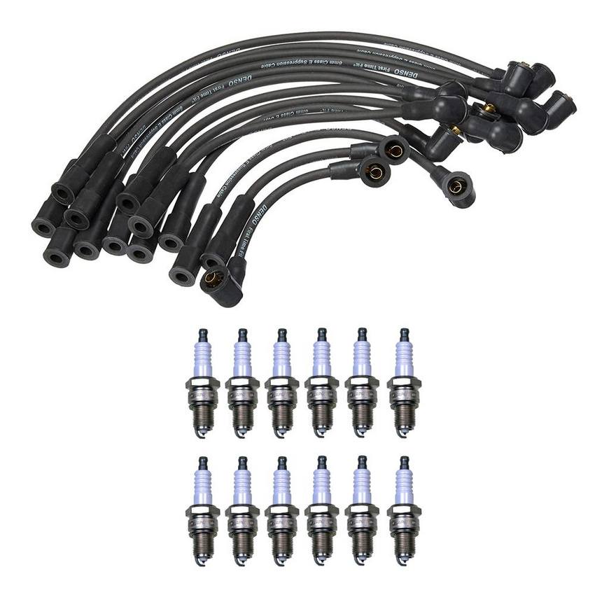 Audi Jaguar Ignition Wire Kit (8mm) (12 Pieces) 101000021AA – Denso ...