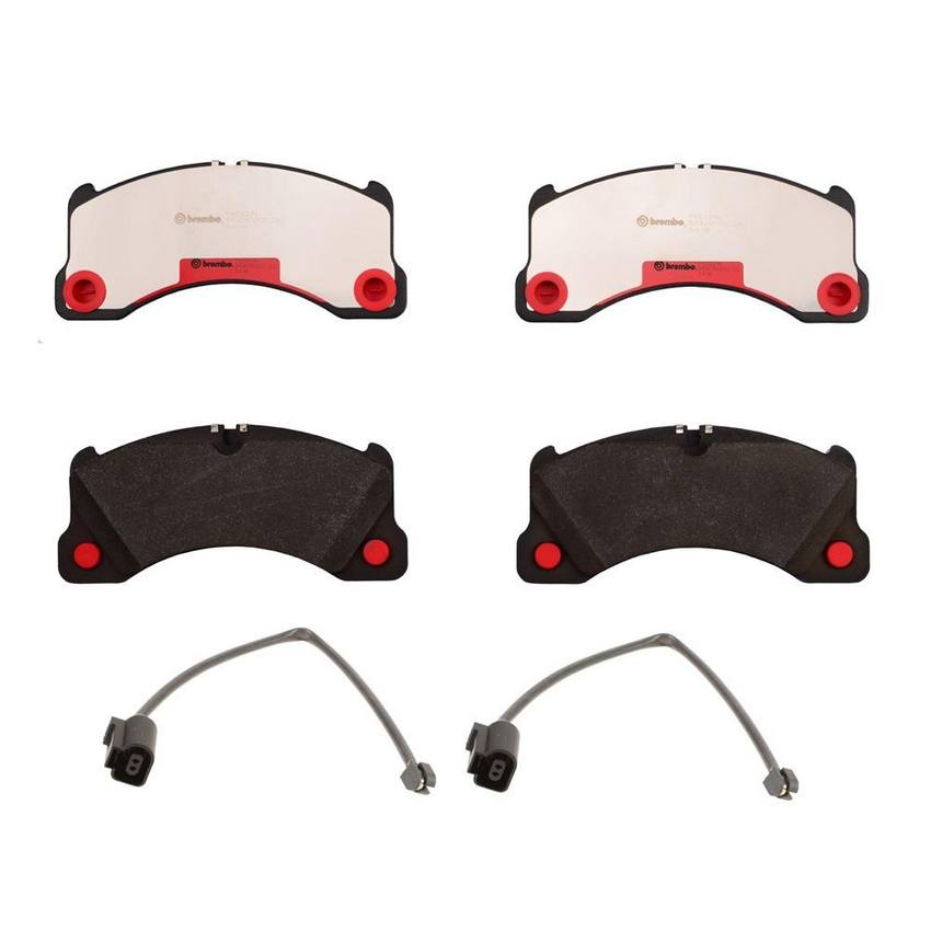 Porsche Disc Brake Pad Set – Front (Ceramic) (With Sensor) 7P0698151C ...