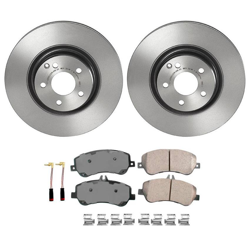 Mercedes Disc Brake Pad and Rotor Kit – Front (330mm) (Ceramic) (EURO ...