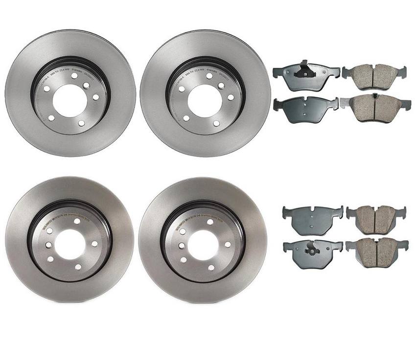 BMW Disc Brake Pad and Rotor Kit – Front and Rear (310mm/320mm ...