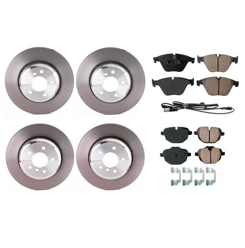 BMW Brake Pad and Rotor Kit – Front and Rear (330mm/330mm) (Ceramic ...