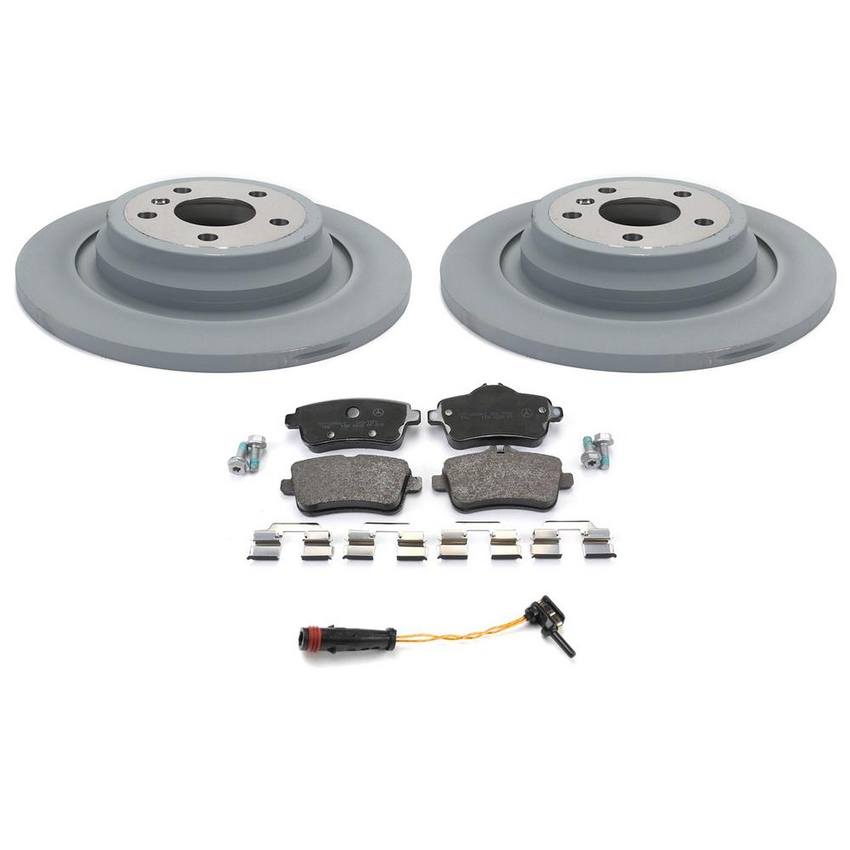 Mercedes Disc Brake Pad and Rotor Kit – Rear (325mm) 2115401717 Genuine ...