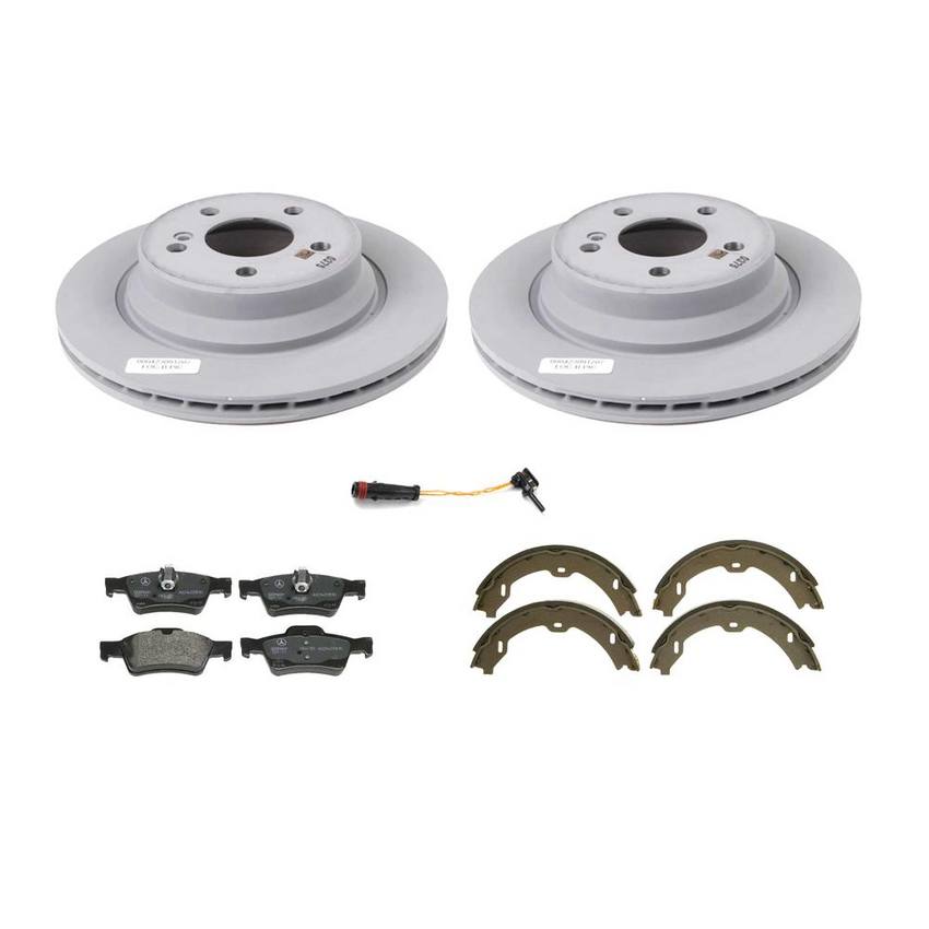 Mercedes Disc Brake Pad and Rotor Kit – Rear (300mm) 006420012064 ...