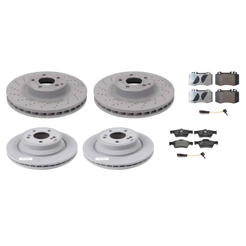 Disc Brake Pad and Rotor Kit – Front and Rear (330mm/300mm) Genuine ...
