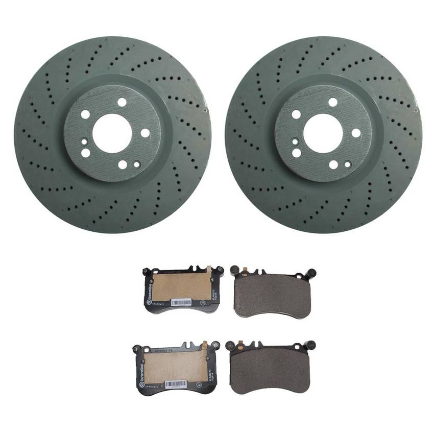 Disc Brake Pad and Rotor Kit – Front (360mm) Genuine Mercedes-Benz ...