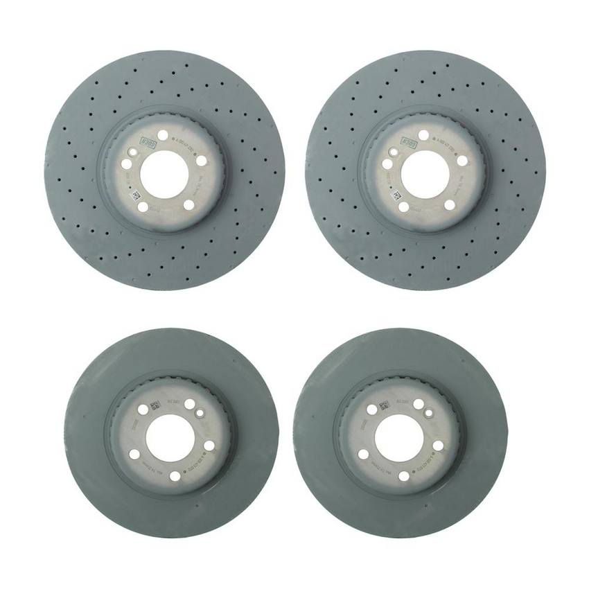 Mercedes Disc Brake Rotor Kit – Front and Rear (360mm/320mm) 0004230712 ...
