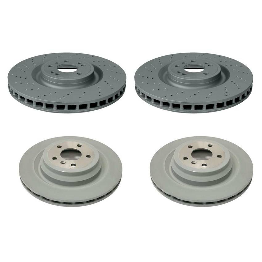 Mercedes Disc Brake Rotor Kit – Front and Rear (375mm/330mm) 1664230600 ...