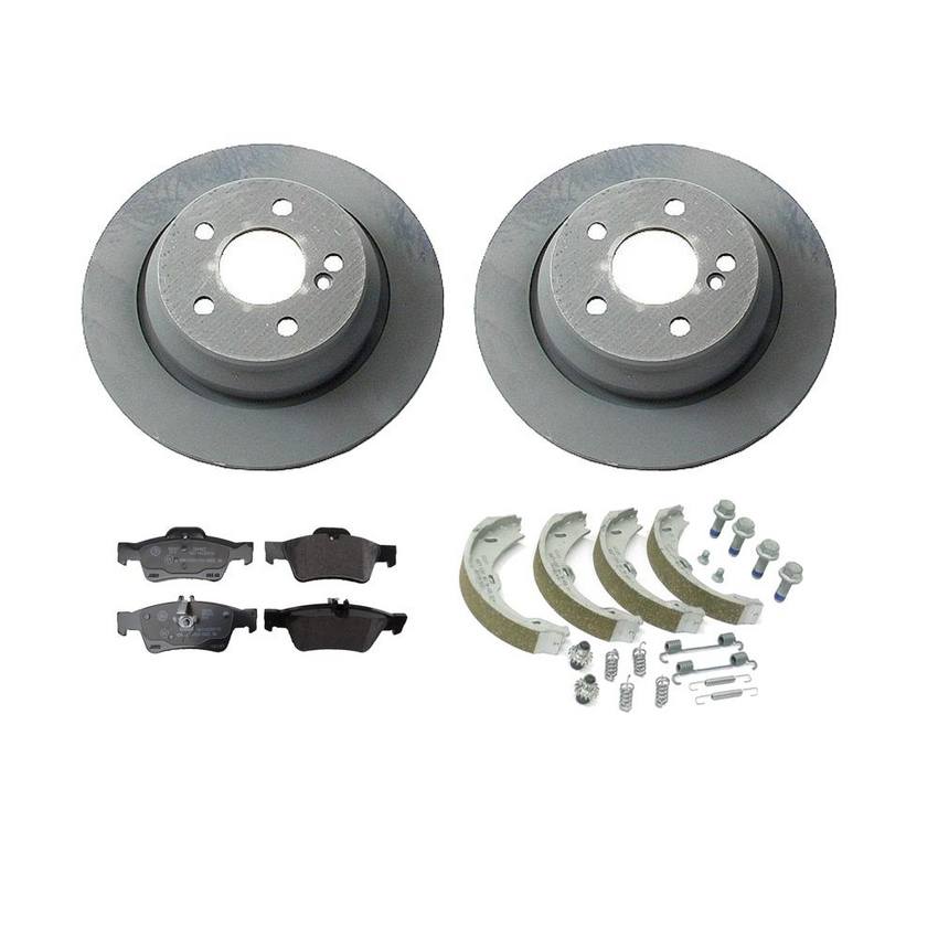 Mercedes Disc Brake Pad and Rotor Kit – Rear (300mm) 220423011264 ...
