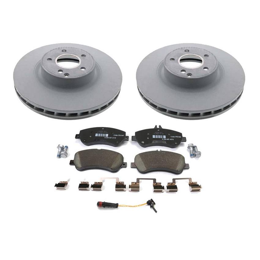 Mercedes Disc Brake Pad and Rotor Kit – Front (330mm) 204421000007 ...
