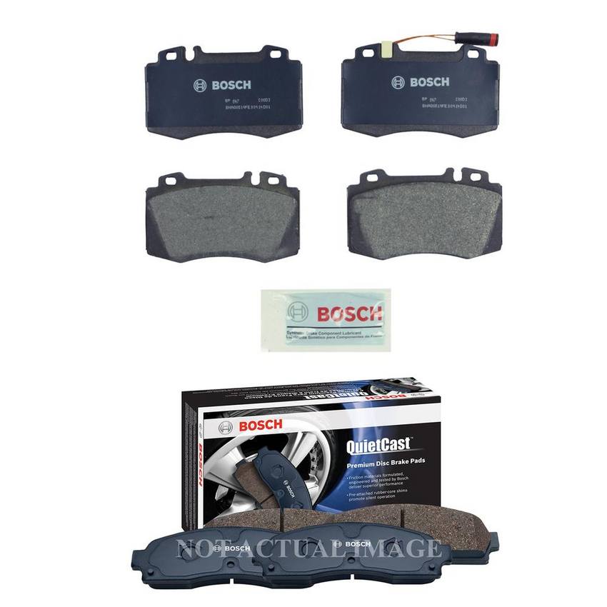 Mercedes-Benz Disc Brake Pad Set Kit – Front and Rear (Semi-Metallic ...