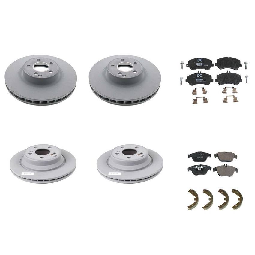 Disc Brake Pad and Rotor Kit – Front and Rear (330mm/300mm) Genuine ...