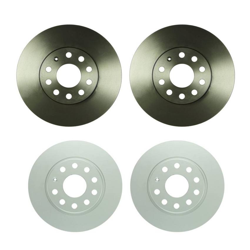 Audi VW Disc Brake Rotor Kit – Front and Rear (288mm/271.8mm) – Bosch ...