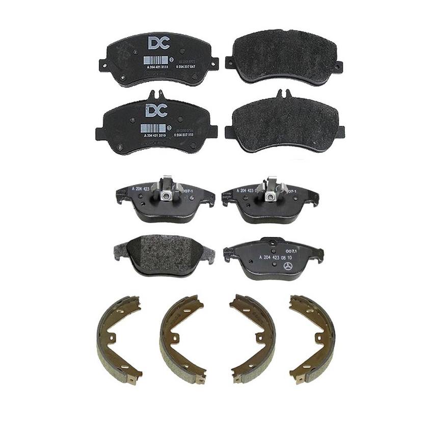Disc Brake Pad Kit – Front and Rear Genuine Mercedes-Benz 4193197KIT