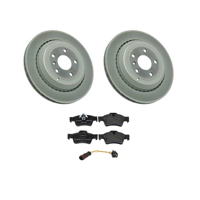 Mercedes Disc Brake Pad and Rotor Kit – Rear (330mm) 1645401017 Genuine ...