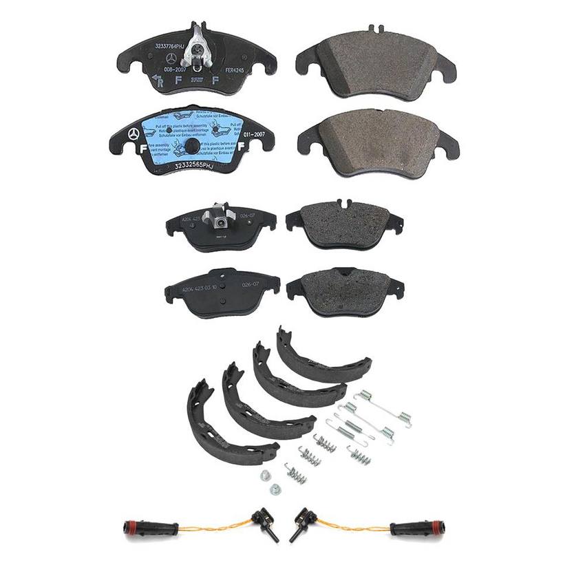Disc Brake Pad Kit – Front and Rear Genuine Mercedes-Benz NP-4193727-Kit