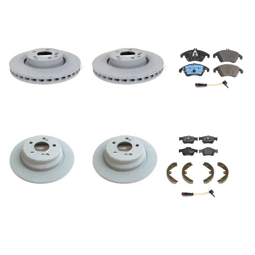 Disc Brake Pad and Rotor Kit – Front and Rear (322mm/300mm) Genuine ...